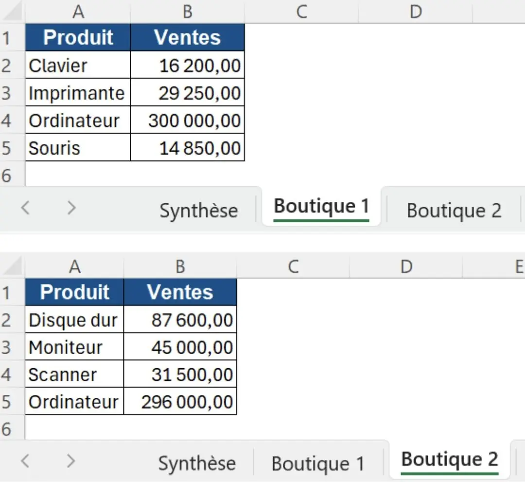 RECHERCHEV Excel avec plusieurs onglets | Comment faire ? ⭐️