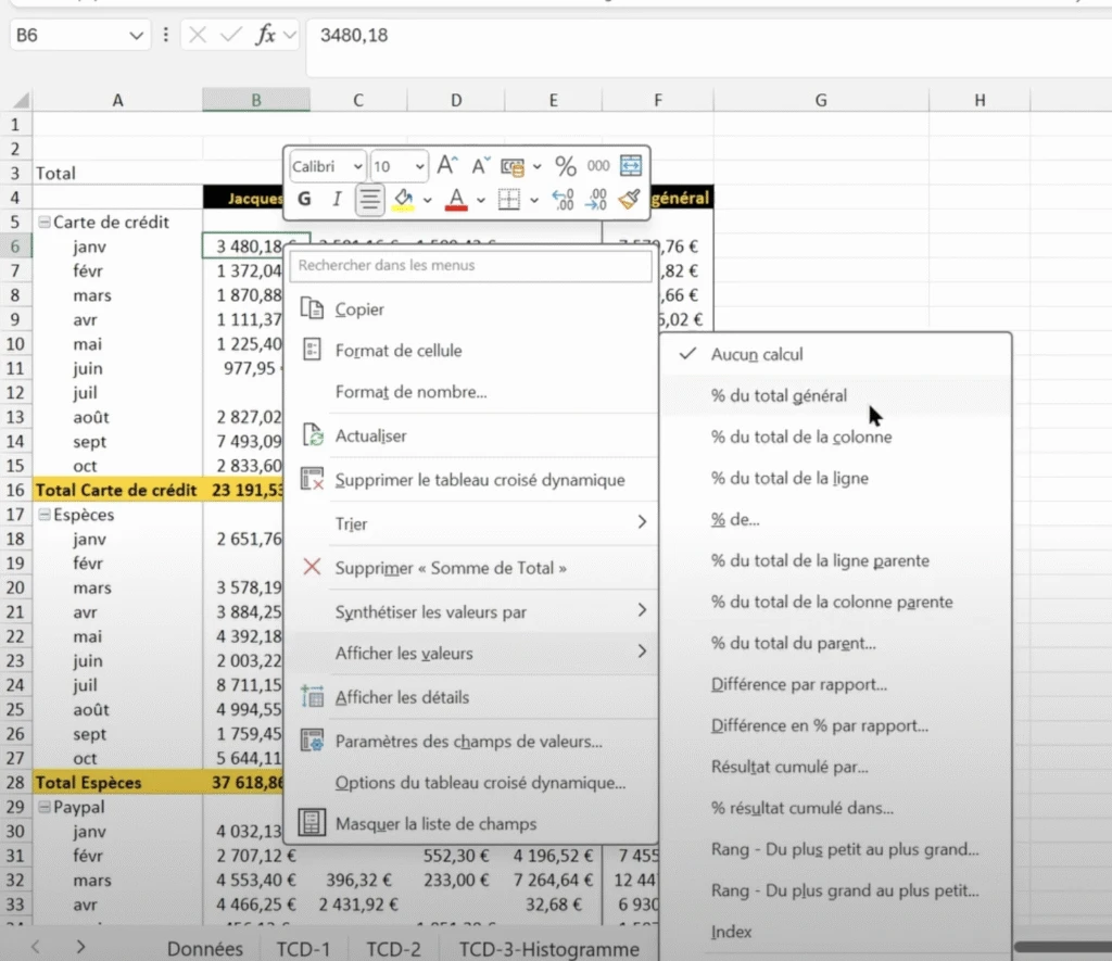 Excel TCD : comment optimiser vos tableaux croisés dynamiques
