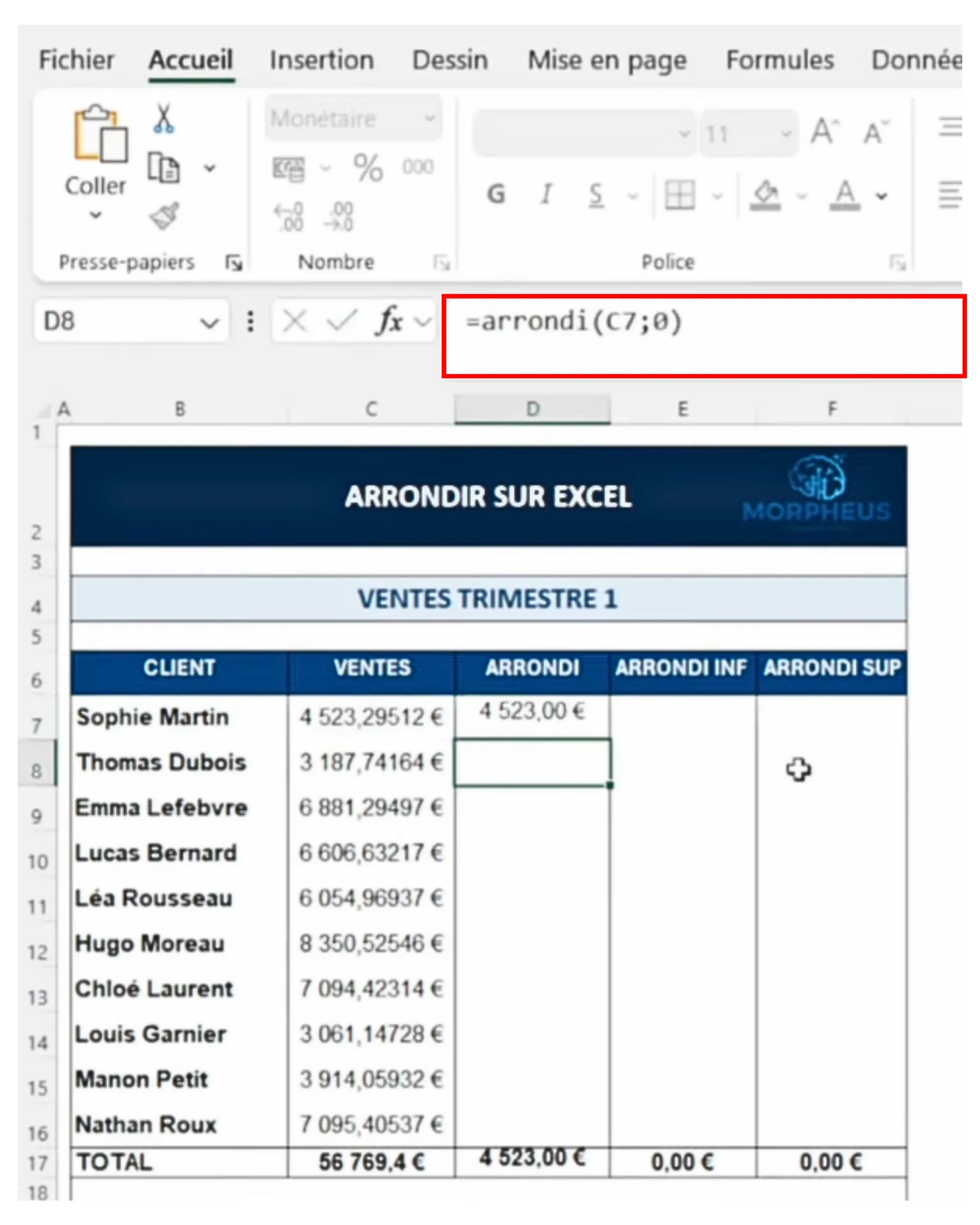 Arrondir un chiffre sur Excel : 3 méthodes simples et efficaces ...